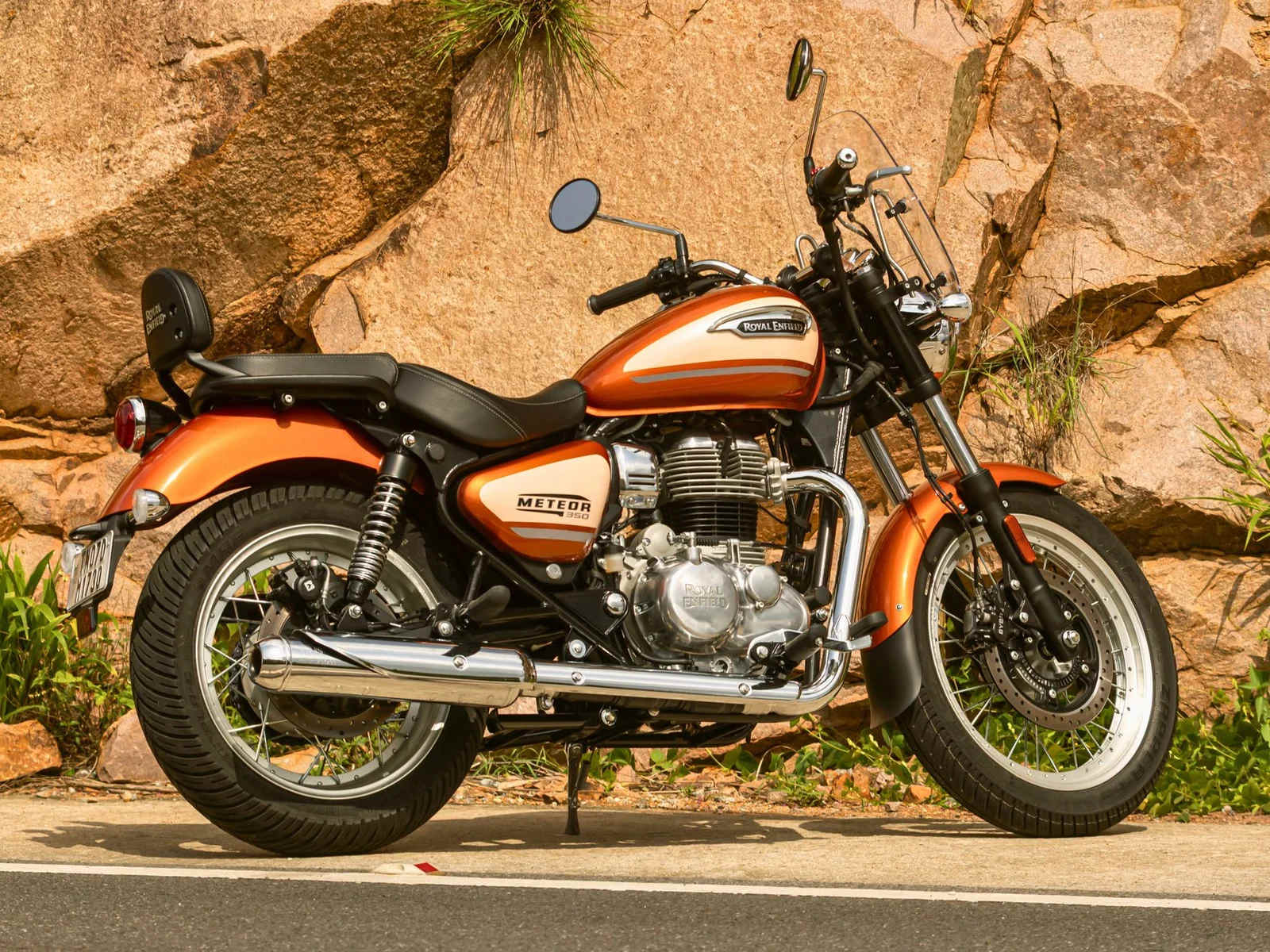 Royal Enfield Meteor 350 Sundowner Orange Special Edition Launched at ...