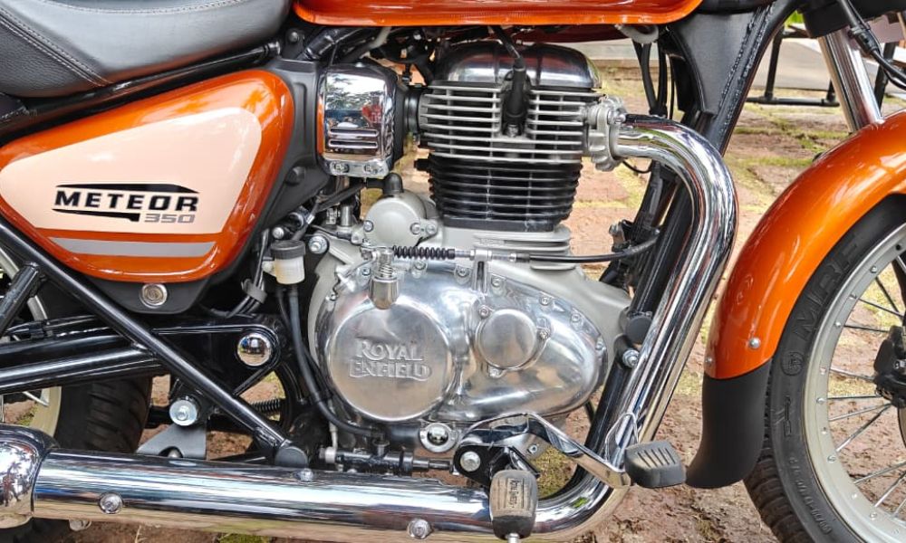 Royal Enfield Meteor 350 Sundowner Orange Special Edition Launched at ...
