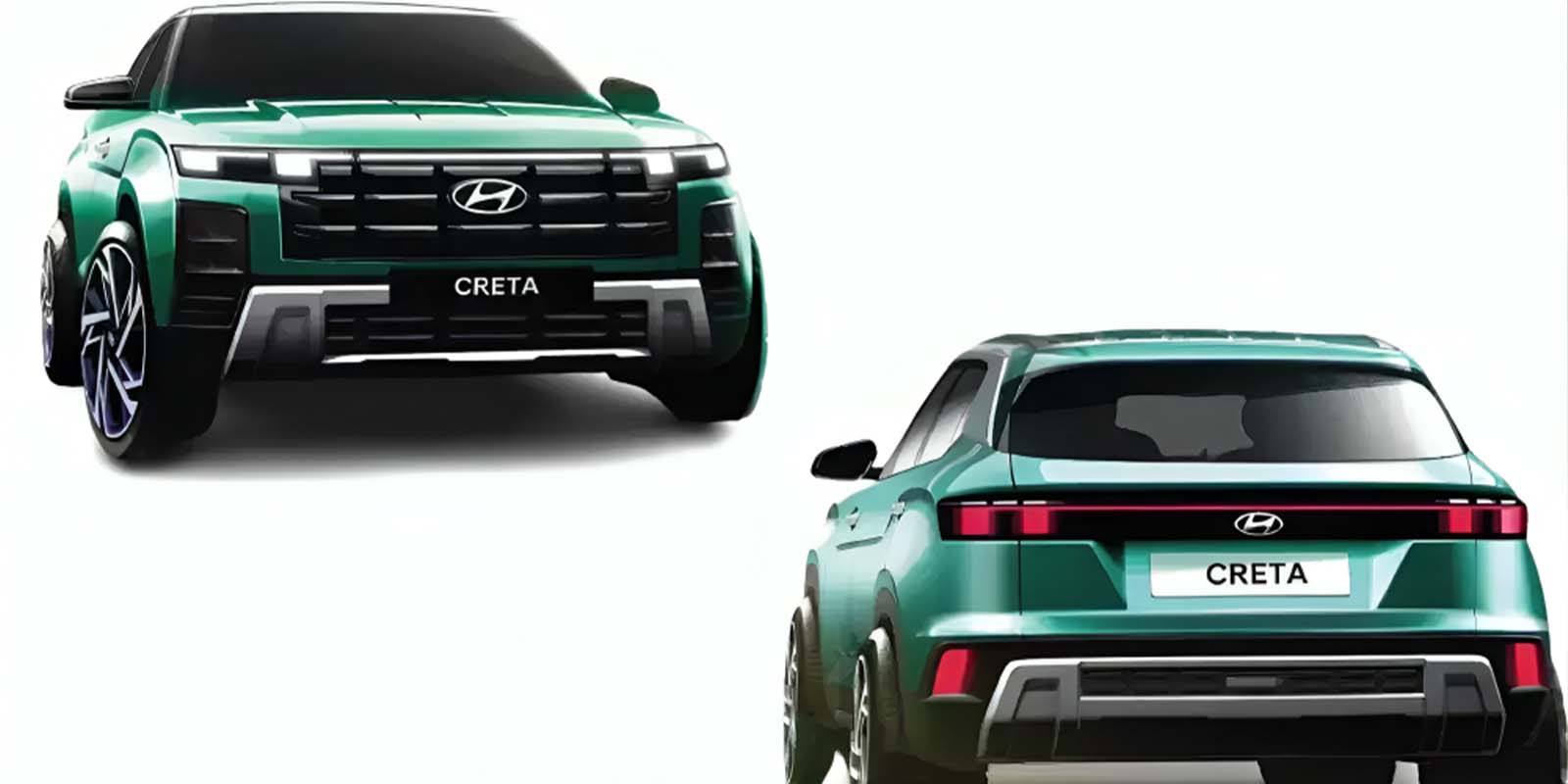 Hyundai Creta facelift design sketches revealed ahead of January 16 ...