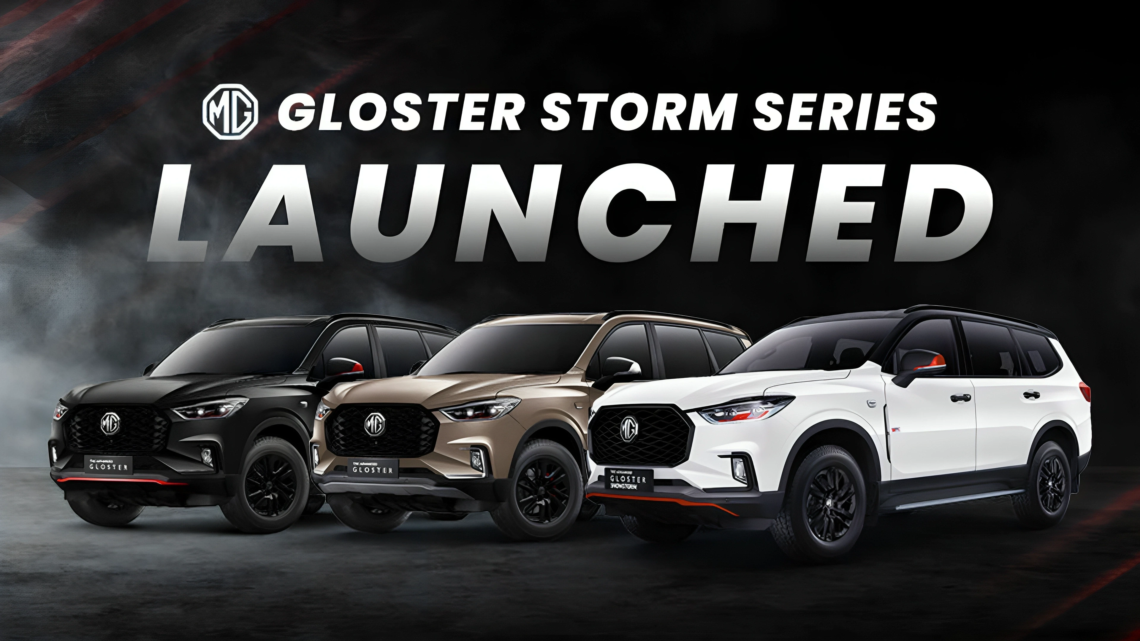 MG Gloster Snowstorm and MG Gloster Desert Storm Launched -Autonexa