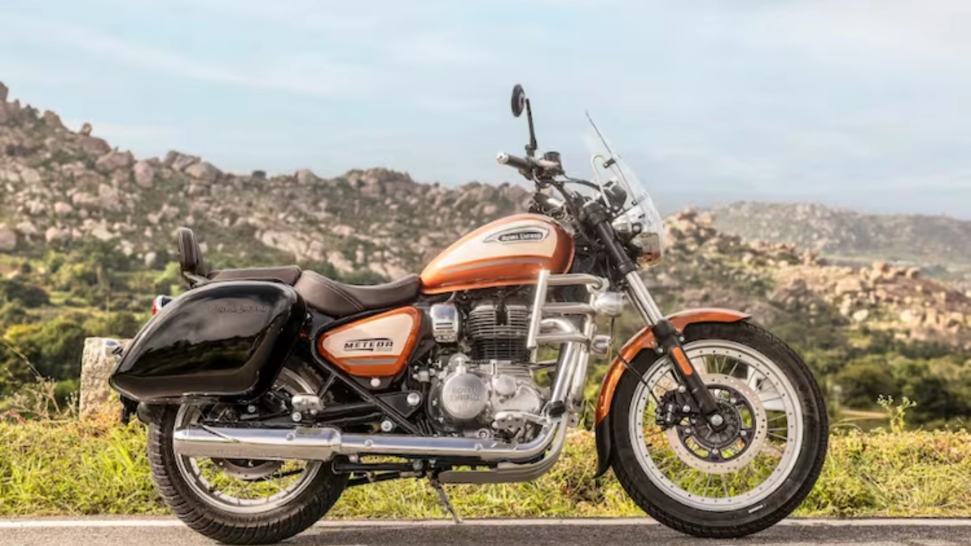 Royal Enfield Meteor 350 Sundowner Orange Special Edition Launched at ...
