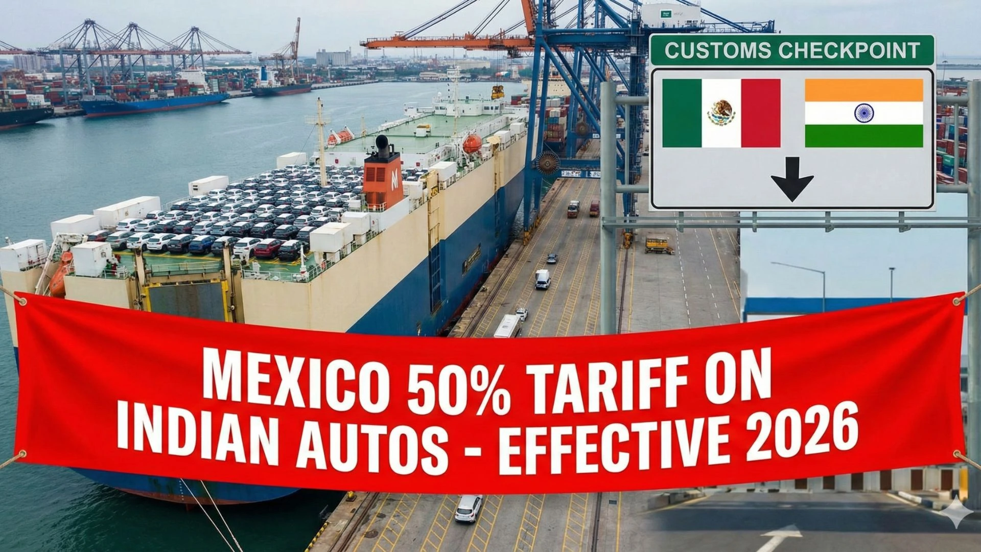 Mexico 50% Auto Import Tariff Hits $1 Billion Indian Car Exports -Autonexa