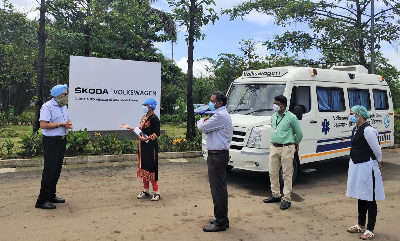 Skoda Auto Volkswagen provides mobile van to healthcare centres in Pune